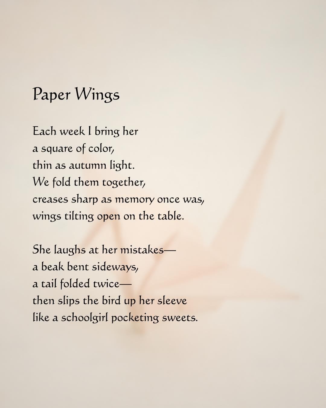 Paper Wings – days of stone