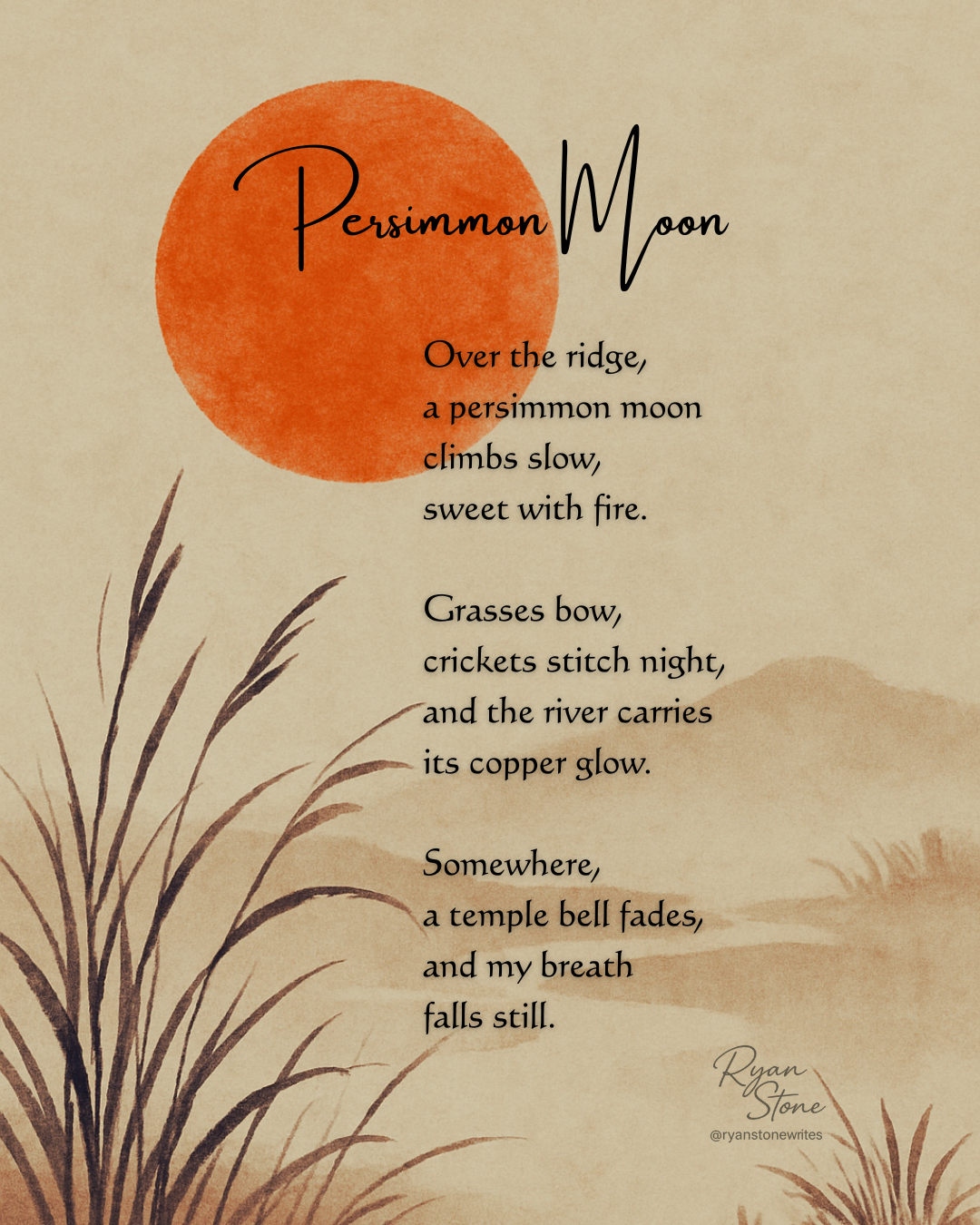 Persimmon Moon – days of stone